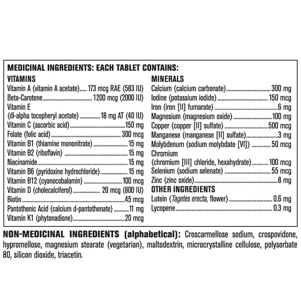 Kirkland Signature Women 50+ Multivitamin, 365 Tablets – canavitam